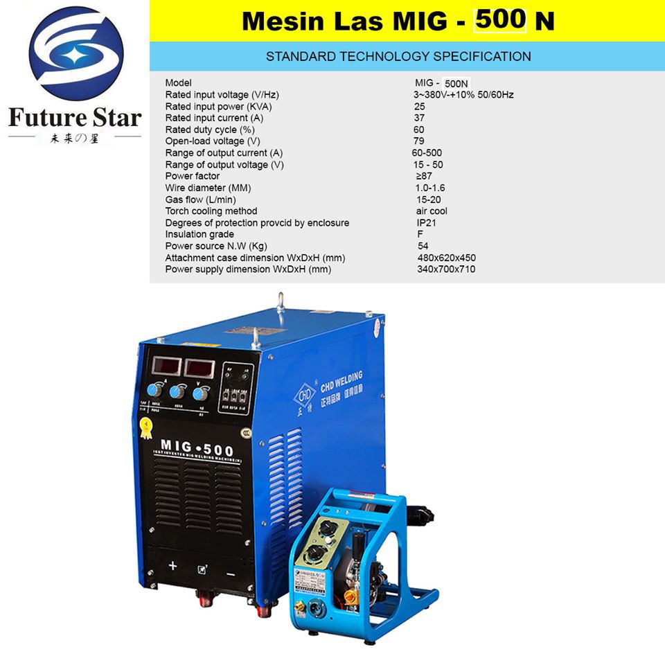 Jual MESIN WELDING CHD MESIN LAS MIG-500N | Shopee Indonesia