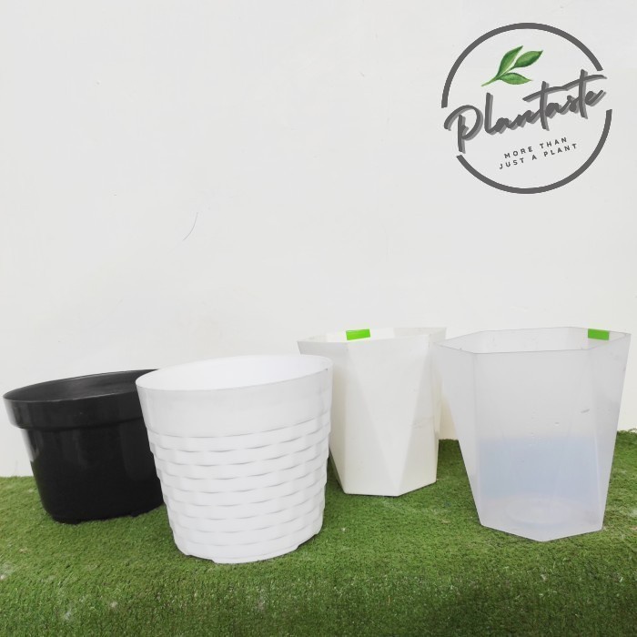 Jual Aneka Pot Plastik | Diameter 25cm | Pot Tanaman Hias Daun Bunga ...