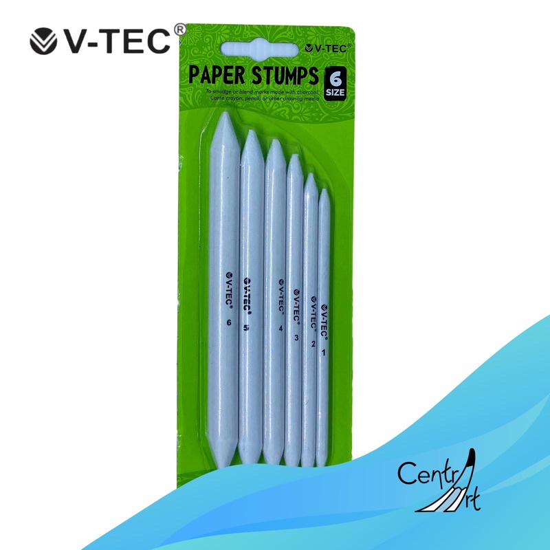 Jual VTEC paper stumps 6 size paper pencil charcoal blender alat ...