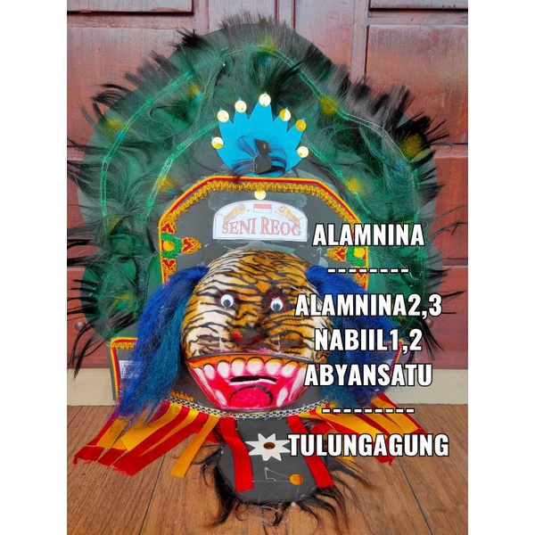 Jual topeng reog Ponorogo dadak merak | Shopee Indonesia