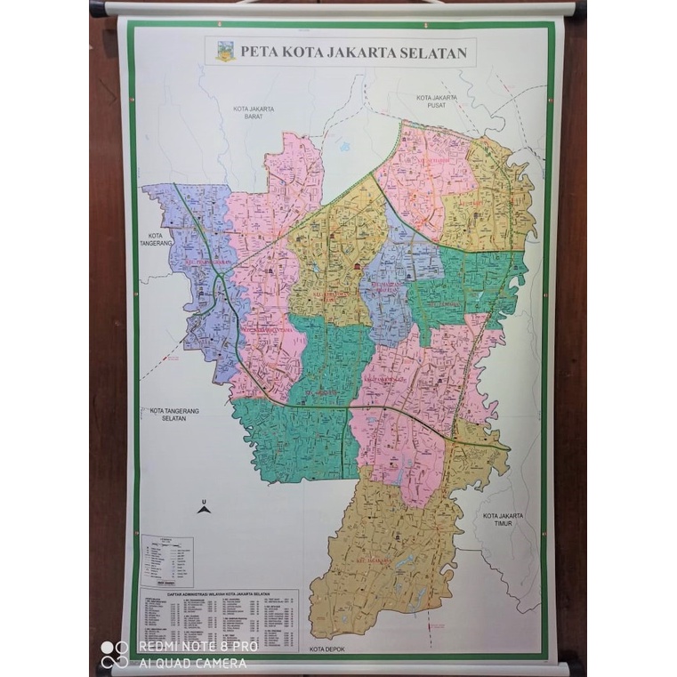 Jual Peta Kota Jakarta Selatan Lembaran | Shopee Indonesia