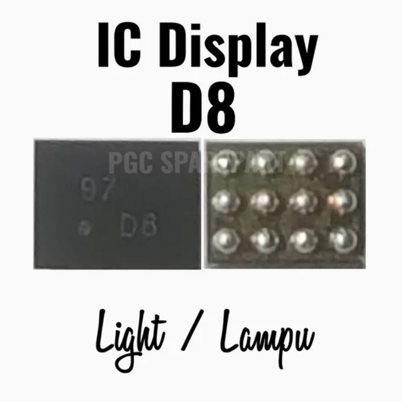 Jual Original New - IC Display Light Lampu D8 | Shopee Indonesia