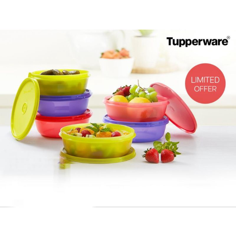 Jual Modular bowl tupperware / multi bowl tupperware (6) tanpa box ...
