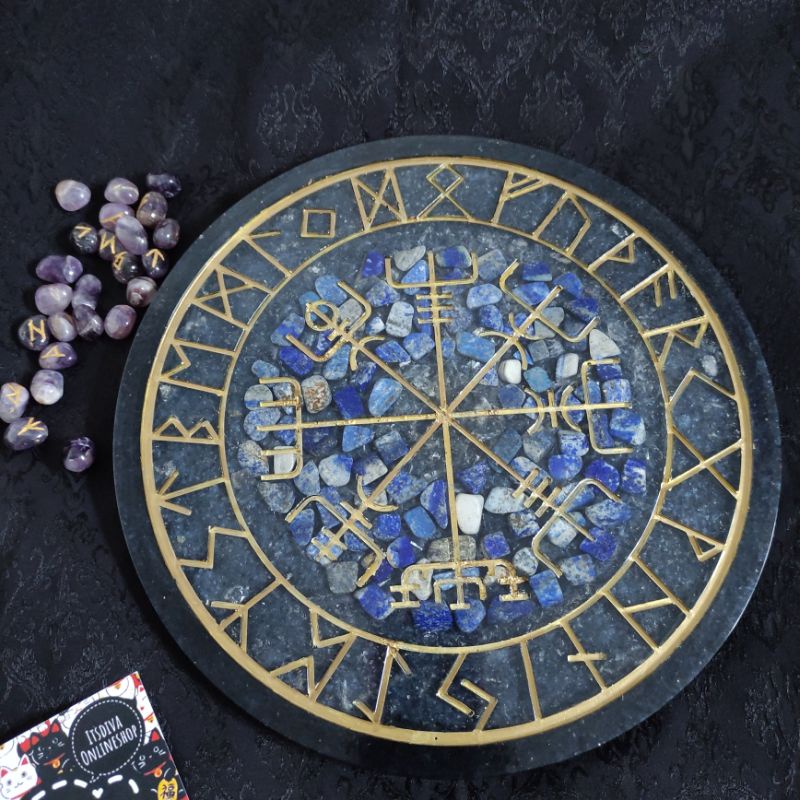 Jual Vegvisir kompas viking alas runes proteksi | Shopee Indonesia