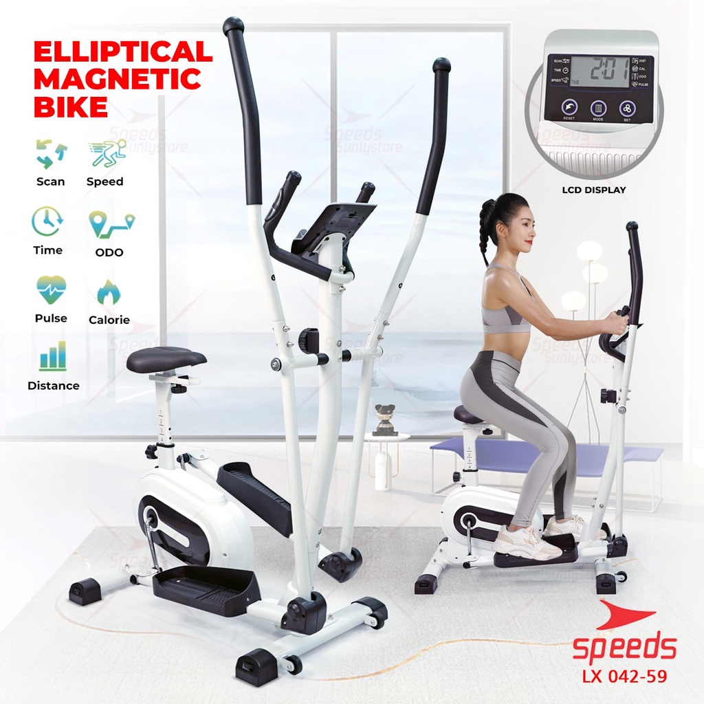 Jual SPEEDS Sport Elliptical Bike Sepeda Statis Sepeda Gym Fitness ...