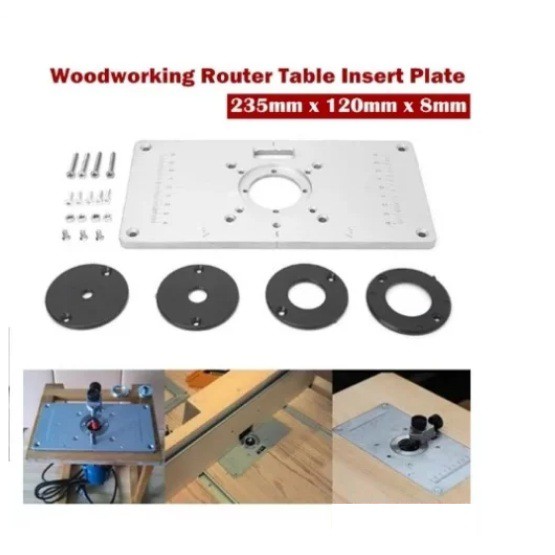 Jual Insert Plate Router Table Adapter Plat Konektor Dudukan Mesin ...