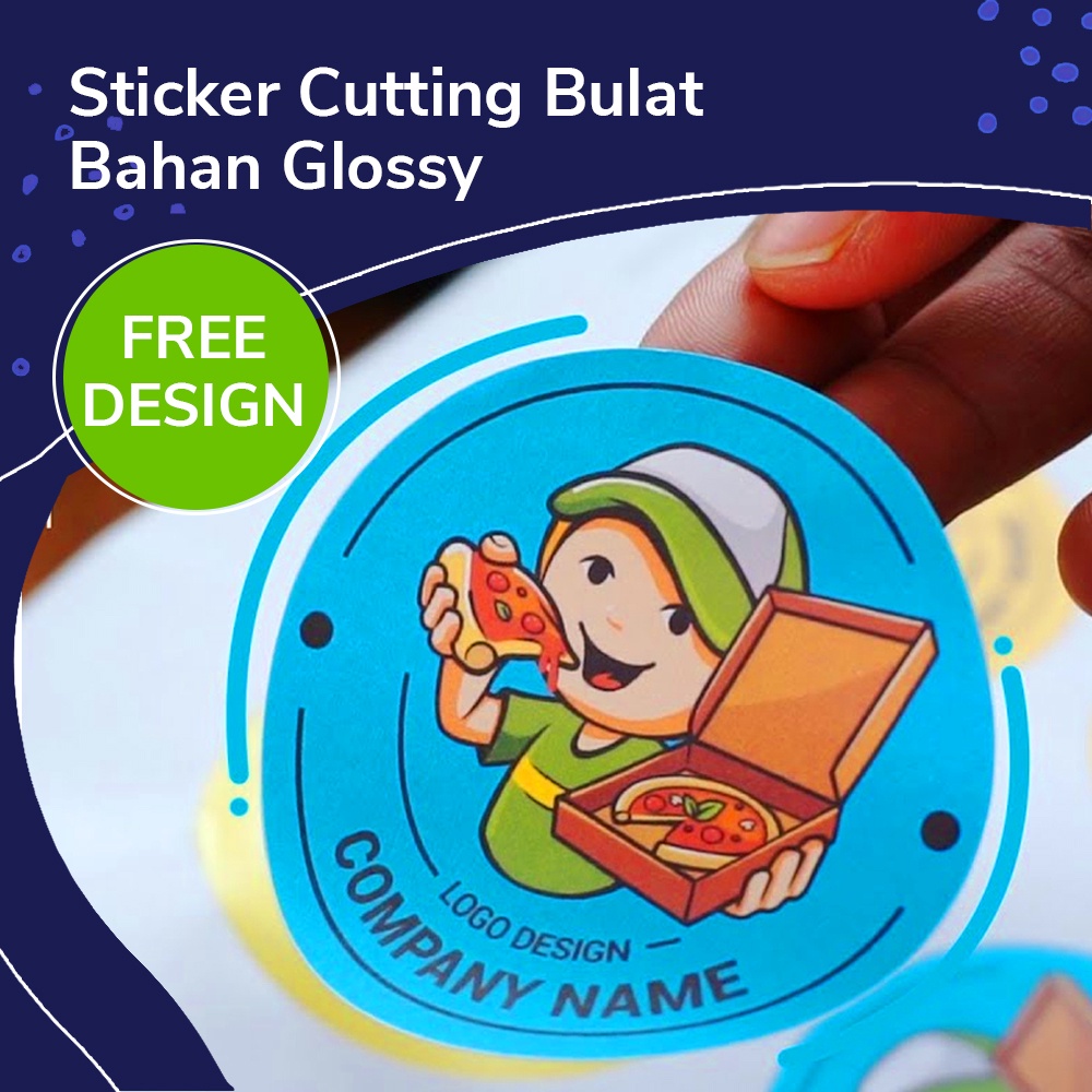Jual Cetak Stiker Label Bulat Nama Makanan Toples Kemasan Botol Minuman ...