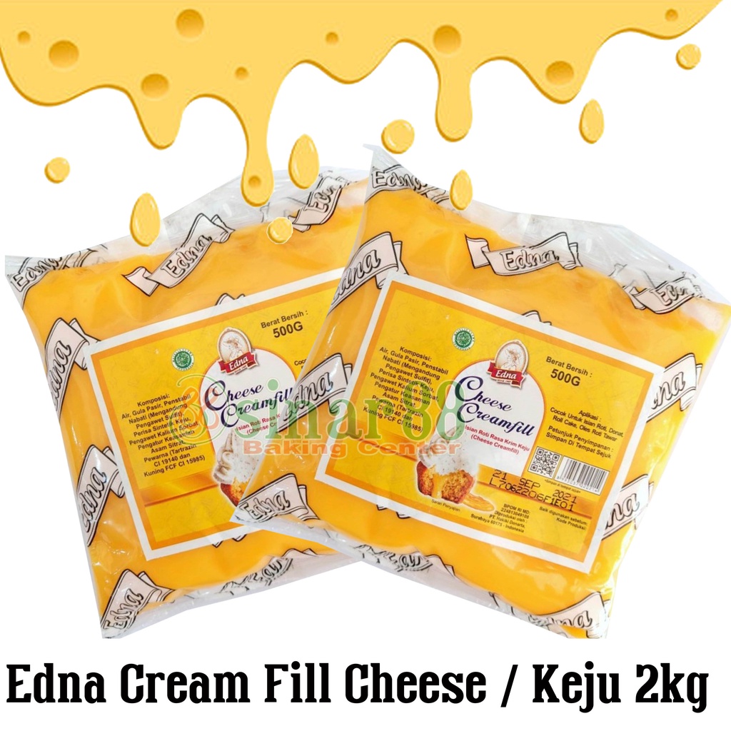 Jual Edna Selai Creamfill Cheese / Keju 500gr | Shopee Indonesia