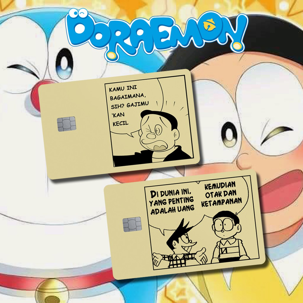 Jual DORAEMON KOMIK | GARSKIN / STICKER KARTU ATM / SKIN KARTU ATM ...