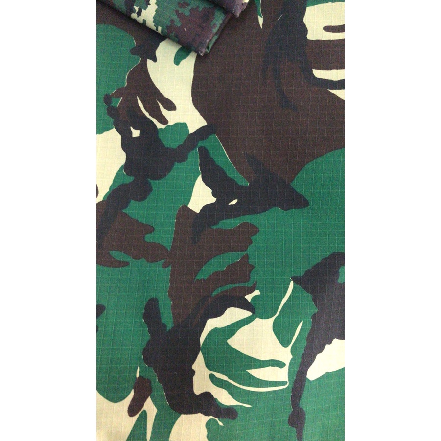 Jual Kain Ripstop motif Loreng Doreng Army tentara bahan meteran ...