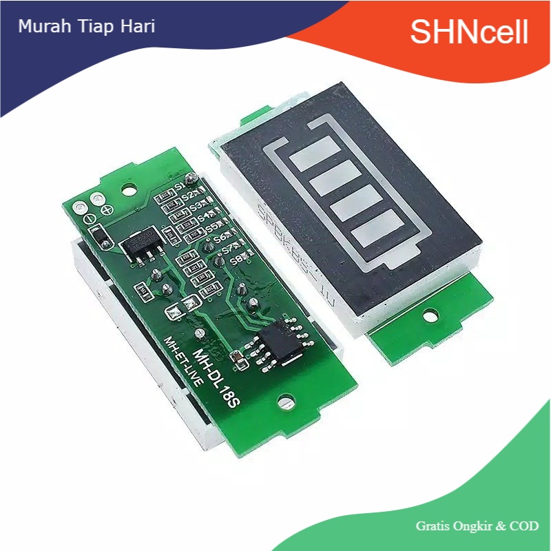 Jual Indikator Kapasitas Baterai Lithium 1S 2S 3S 4S 5S 6S 7S 8S ...