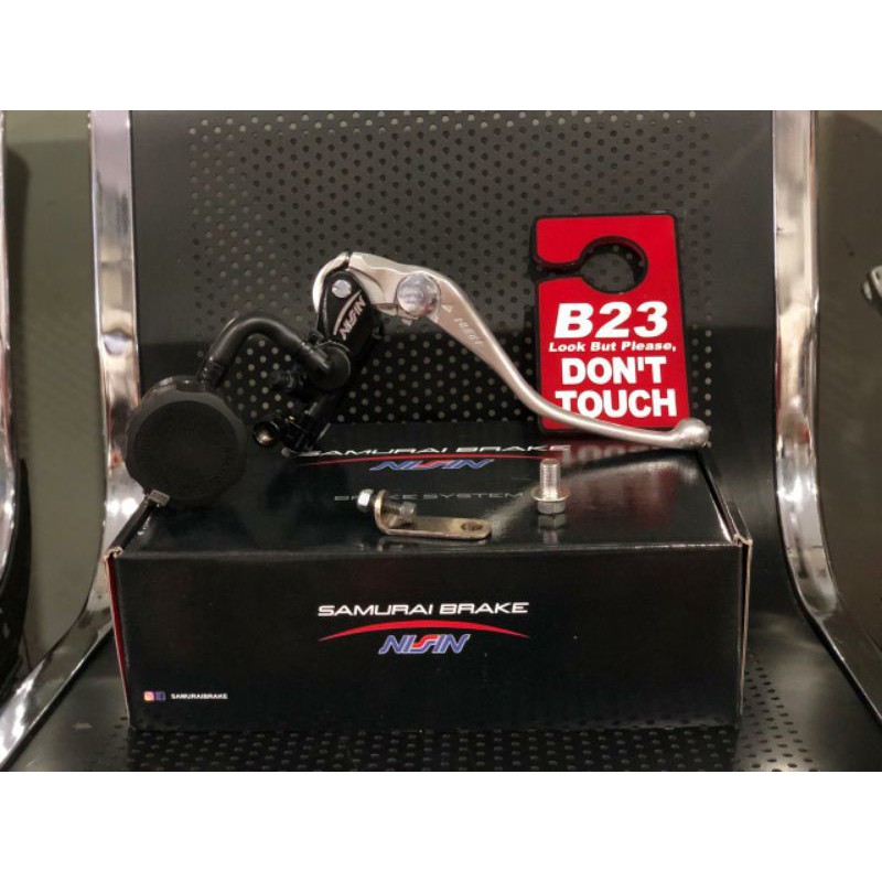 Jual Master rem nissin samurai new radial 16mm full set switch rem tabung smoke dudukan spion ...