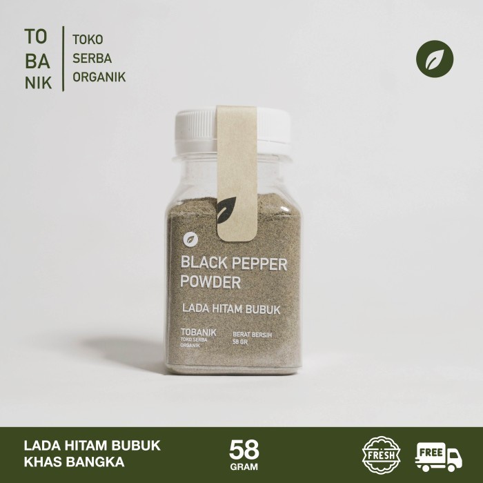 Jual Lada Hitam Bubuk 58 gram / Black Pepper Powder | Shopee Indonesia