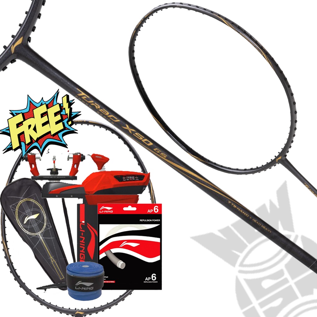 Jual Raket Badminton Lining Turbo X 50 G5 | Shopee Indonesia