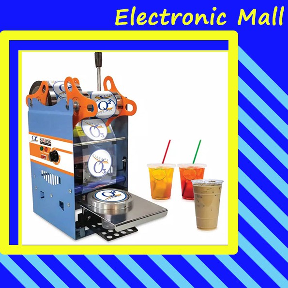 Jual Q2 Alat Press Gelas Minum Plastik Manual Q2 8881 Cup Sealer