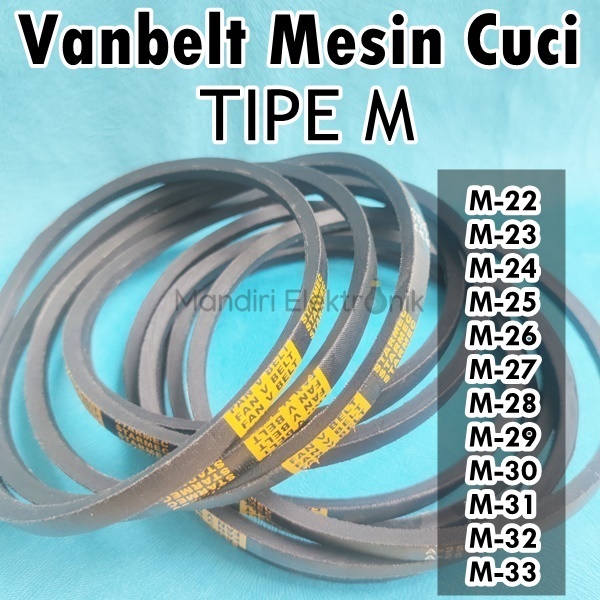 Jual Vanbelt Size M Mesin Cuci Multi Fanbel Pambel Fanbelt Fan V Belt ...