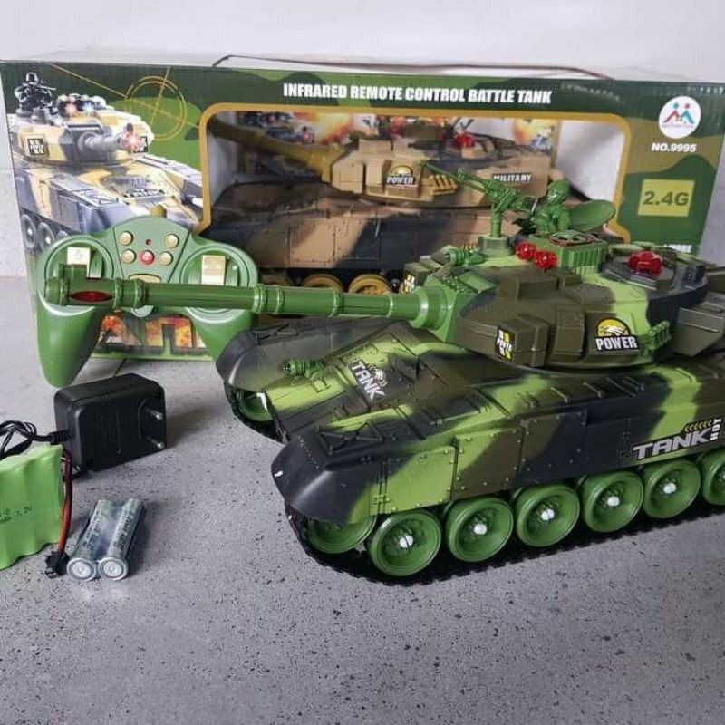 Jual RC Mobil Tank Remote Control Besar WAR TANK / Mobil Tank Remot Control Perang Ukuran Besar ...