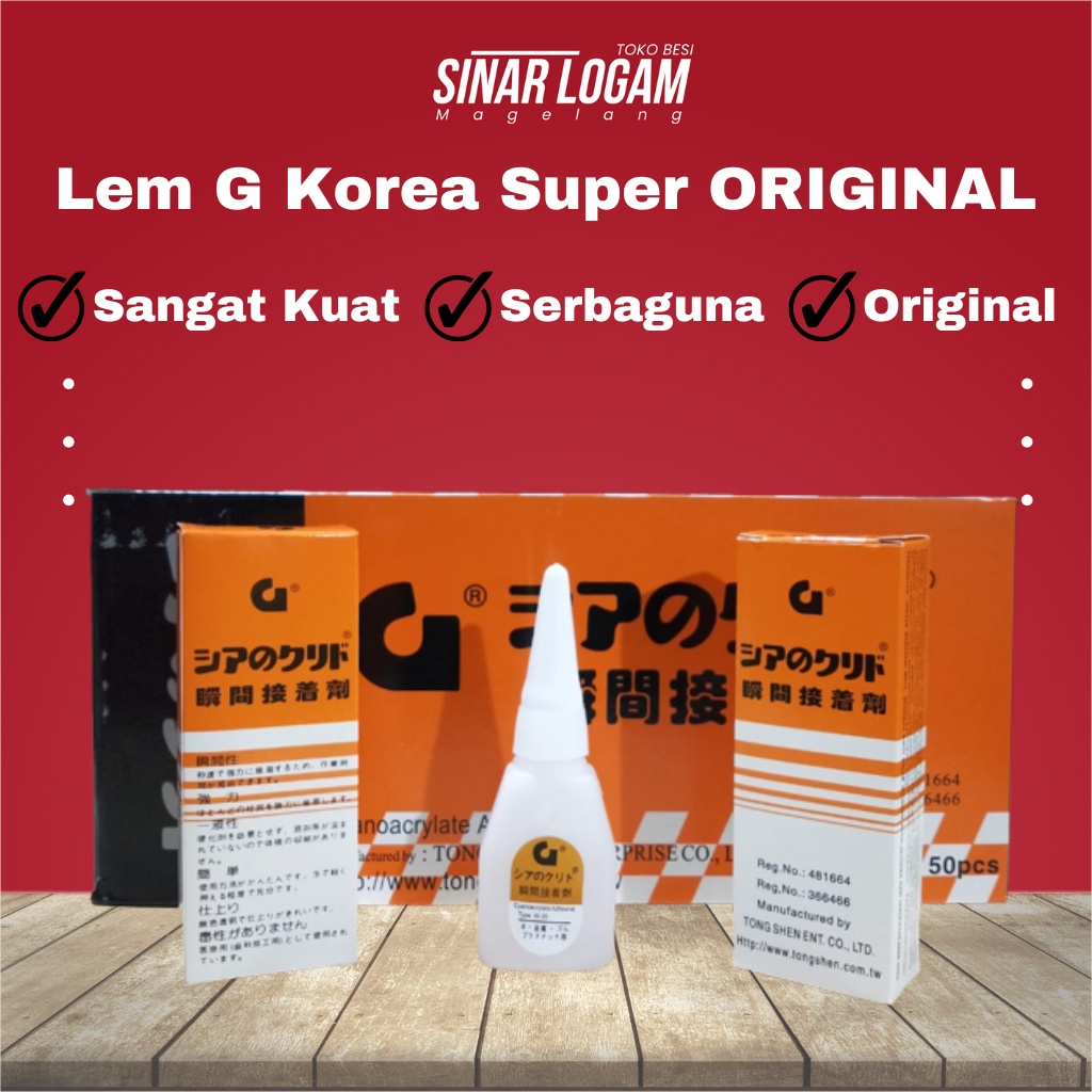 Jual LEM KOREA SUPER LEM G ORIGINAL LEM SEPATU | Shopee Indonesia
