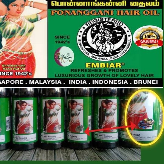 Jual Minyak rambut Ponnankanni by MBR Jaya Marketing Malaysia /Minyak ...