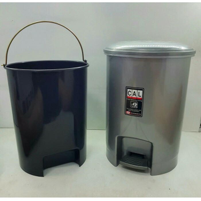 Jual TEMPAT SAMPAH INJAK BULAT ABU SHINPO 840 L | Shopee Indonesia