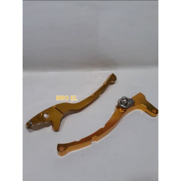 Jual HENDLE REM YAMAHA AEROX 155 FULL CNC ALUMUNIUM GOLD | Shopee Indonesia