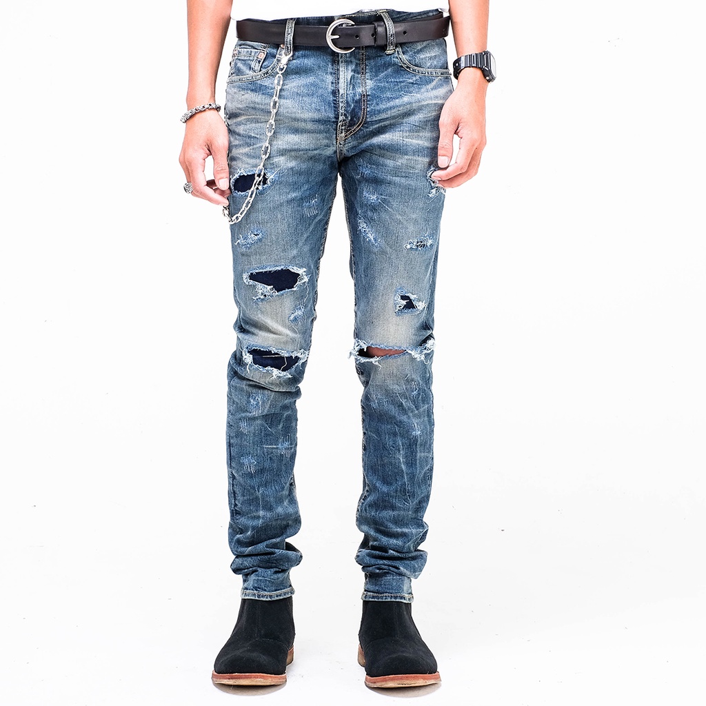 Jual Bespoke project - Celana Jeans Denim No 371 Remake 2 | Shopee ...