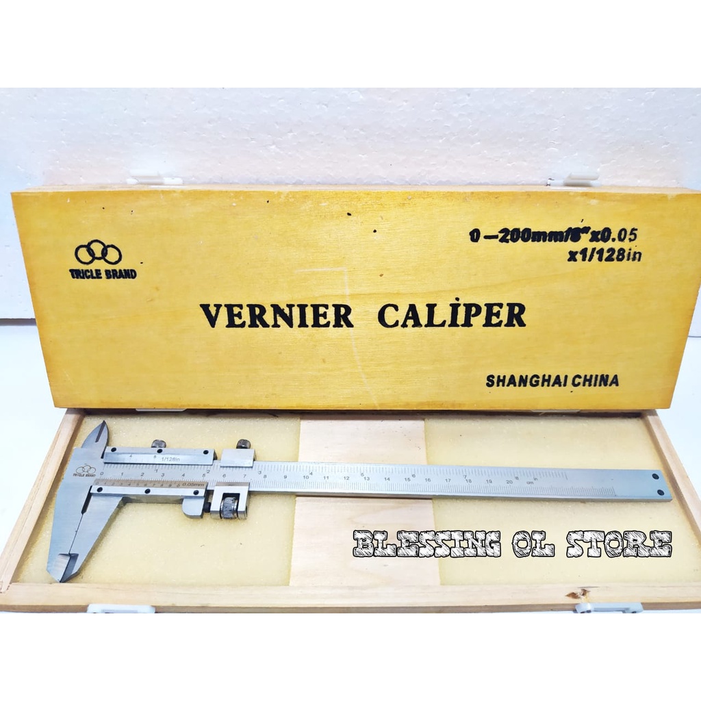 Jual SIGMAT BESI MANUAL 8 INCH /VERNIER CALIPER/JANGKA SORONG MANUAL | Shopee Indonesia