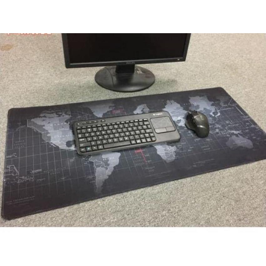 Jual Mouse Pad Gaming Matras Motif Peta Dunia Raksasa Desk Mat World ...