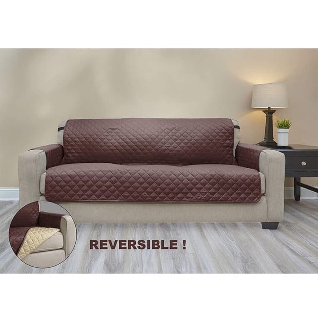Jual Extra Long Couch Coat Reversible Washable Cover Sofa | Shopee ...