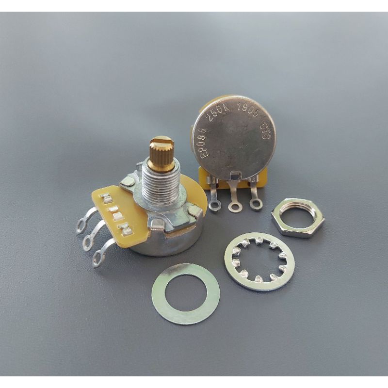 Jual Potensio gitar & bass jumbo CTS 250K EP series short Split Shaft ...