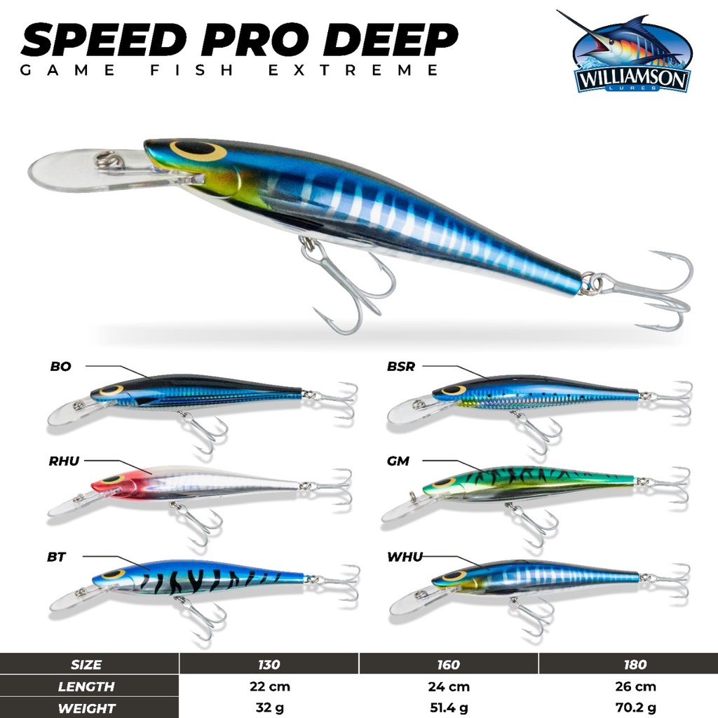 Jual UMPAN WILLIAMSON SPEED PRO DEEP | Shopee Indonesia