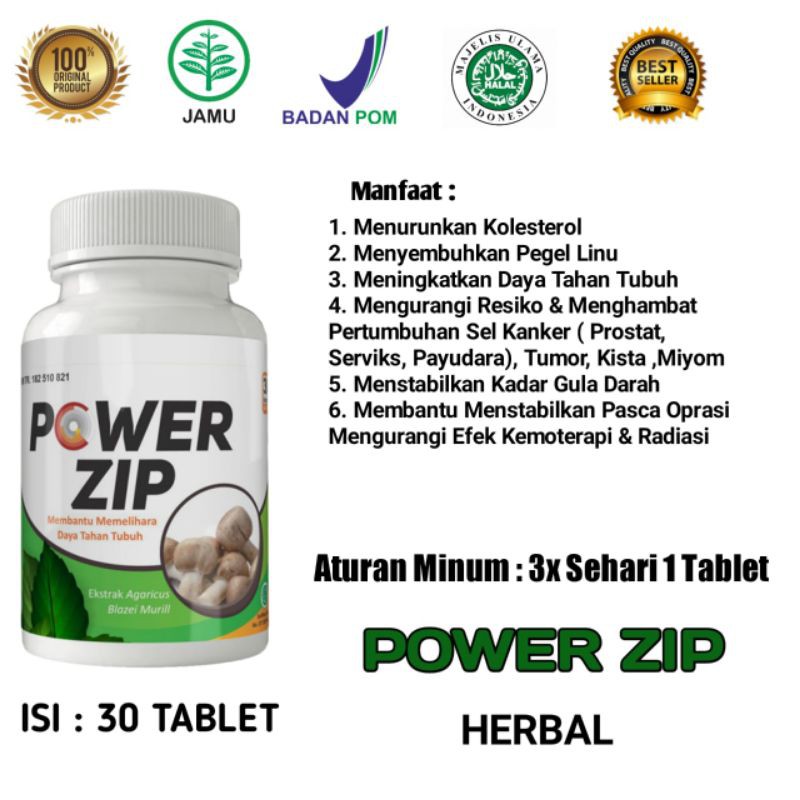 Jual POWER ZIP /KAPSUL HERBAL /OBAT HERBAL SEGALA PENYAKIT | Shopee ...