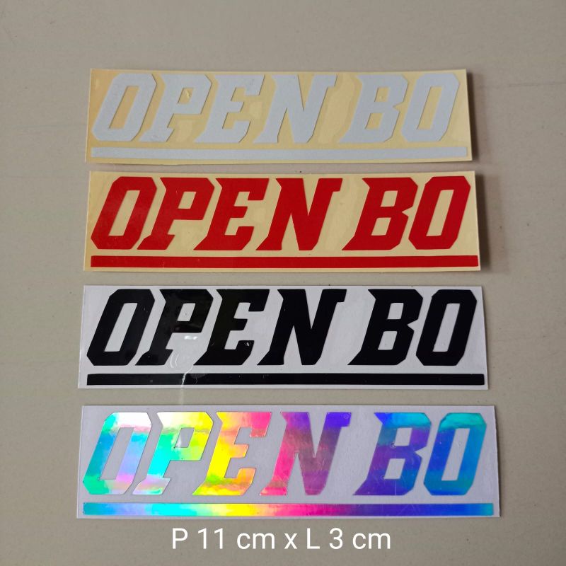 Jual stiker cutting open bo berkualitas | Shopee Indonesia