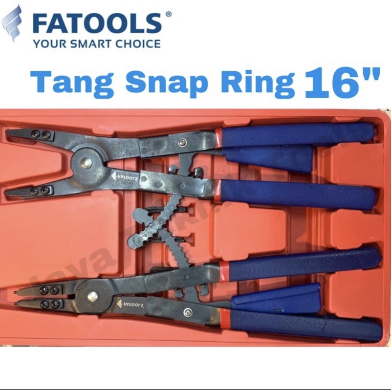 Jual Tang Snap Ring Set 16inch Fatools Lurus Bengkok 400mm (40cm ...