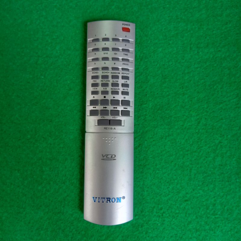 Jual Remote VCD Player VITRON Original Asli . RE118 - A . | Shopee ...