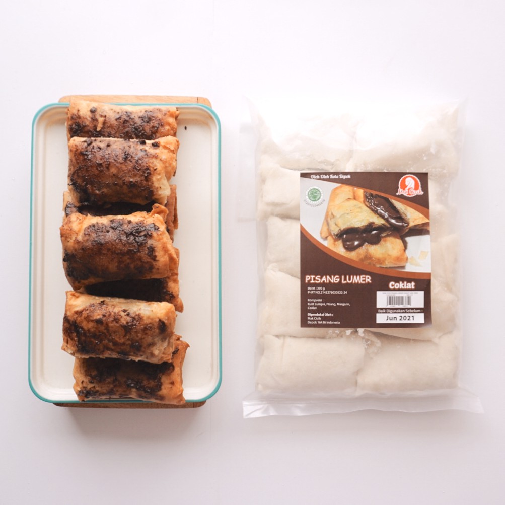 Jual Snack Frozen Pisang Lumer Coklat - Cemilan Ringan Piscok Meler ...
