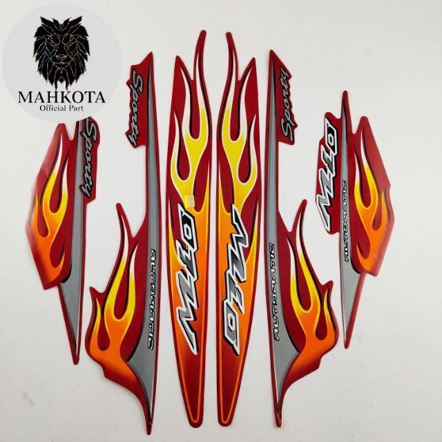 Jual Striping Stiker Polet Sepeda Motor List motor yamaha mio 2006 2007 ...