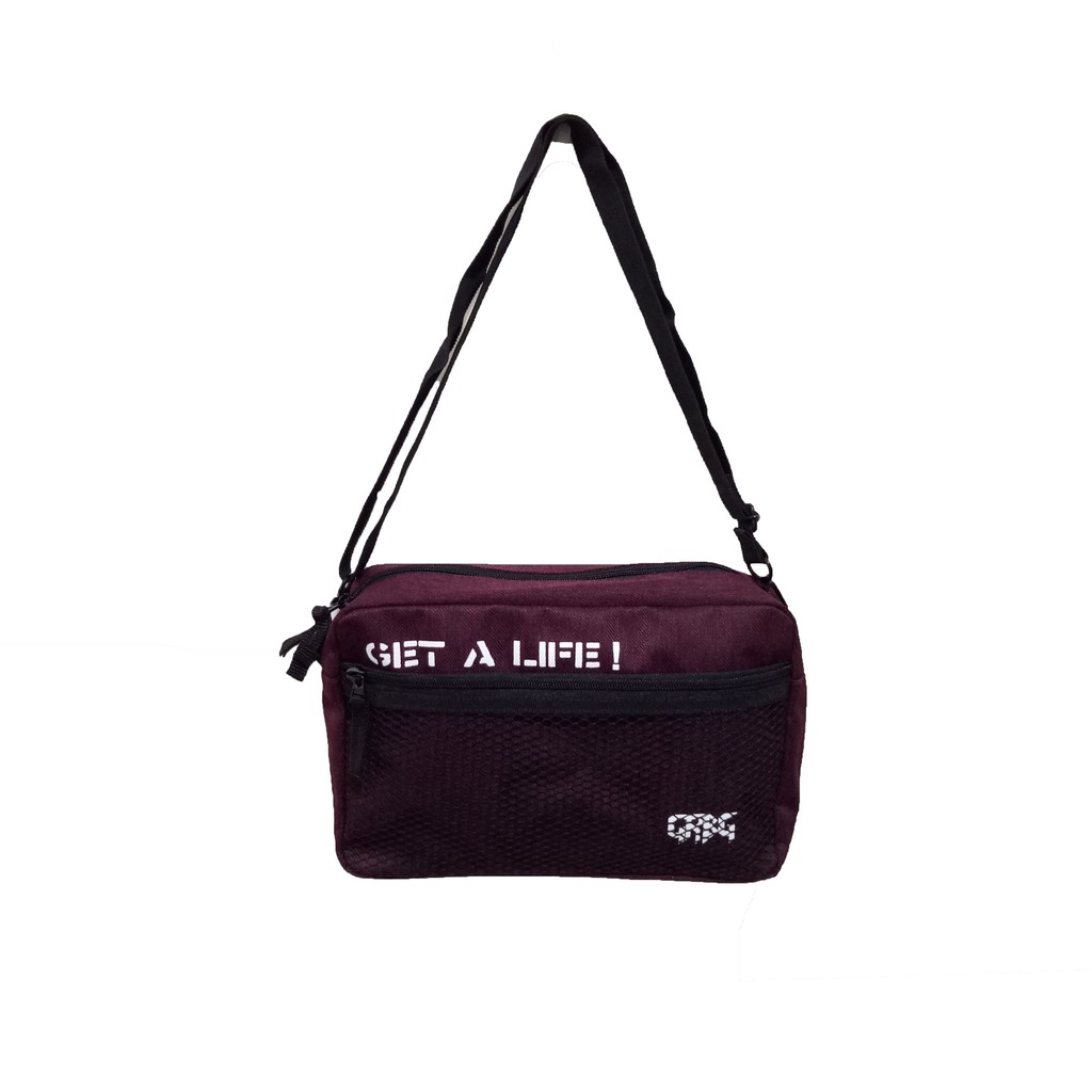 Jual garbage sling bag grbg 4814 maroon | Shopee Indonesia