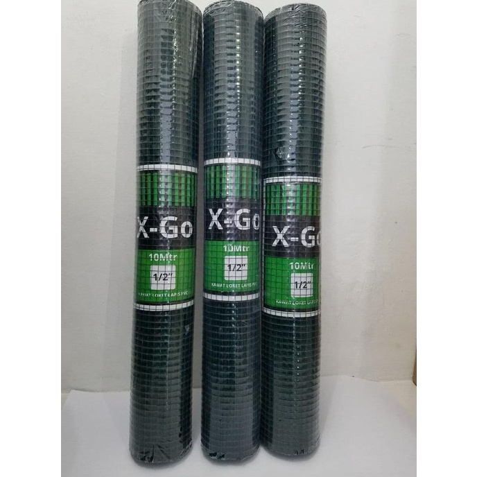 Jual Kawat Loket Pvc / Ram Pvc / Kawat Ayakan Pvc 1/2Inch 10Meter ...