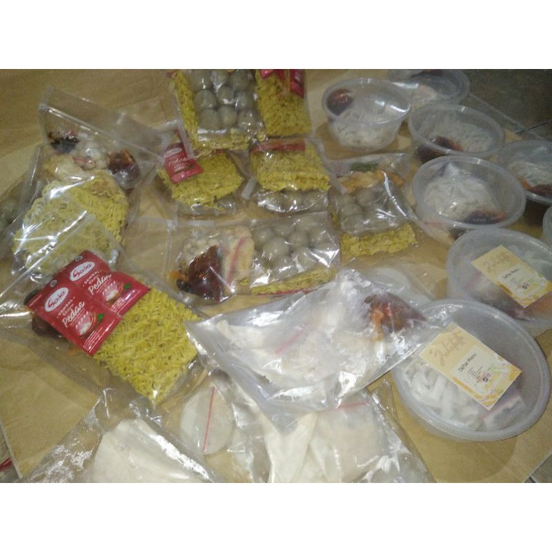 Jual Jajanan aci bacil siomay mie terlor komplit | Shopee Indonesia