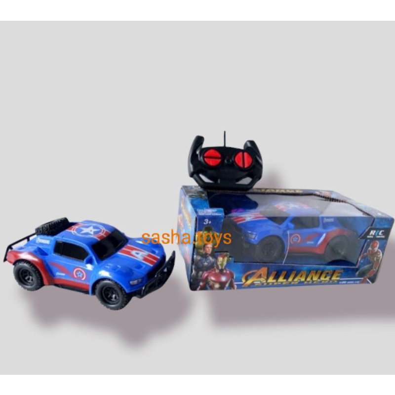 Jual Rc mobil remote control captain america | Shopee Indonesia