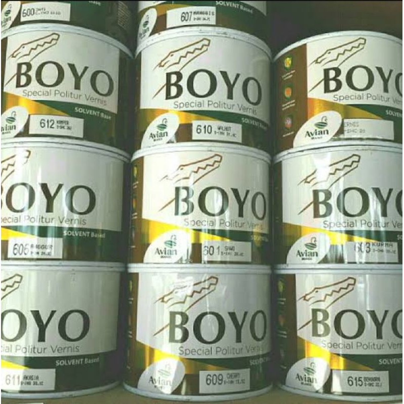 Jual boyo plitur politur vernis kayu 0.5kg | Shopee Indonesia