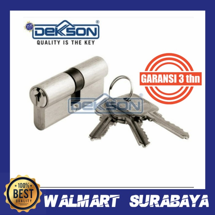 Jual Promoooo Cylinder Kunci Dekkson CYL DC DL 60MM SN (Cylinder | Shopee Indonesia