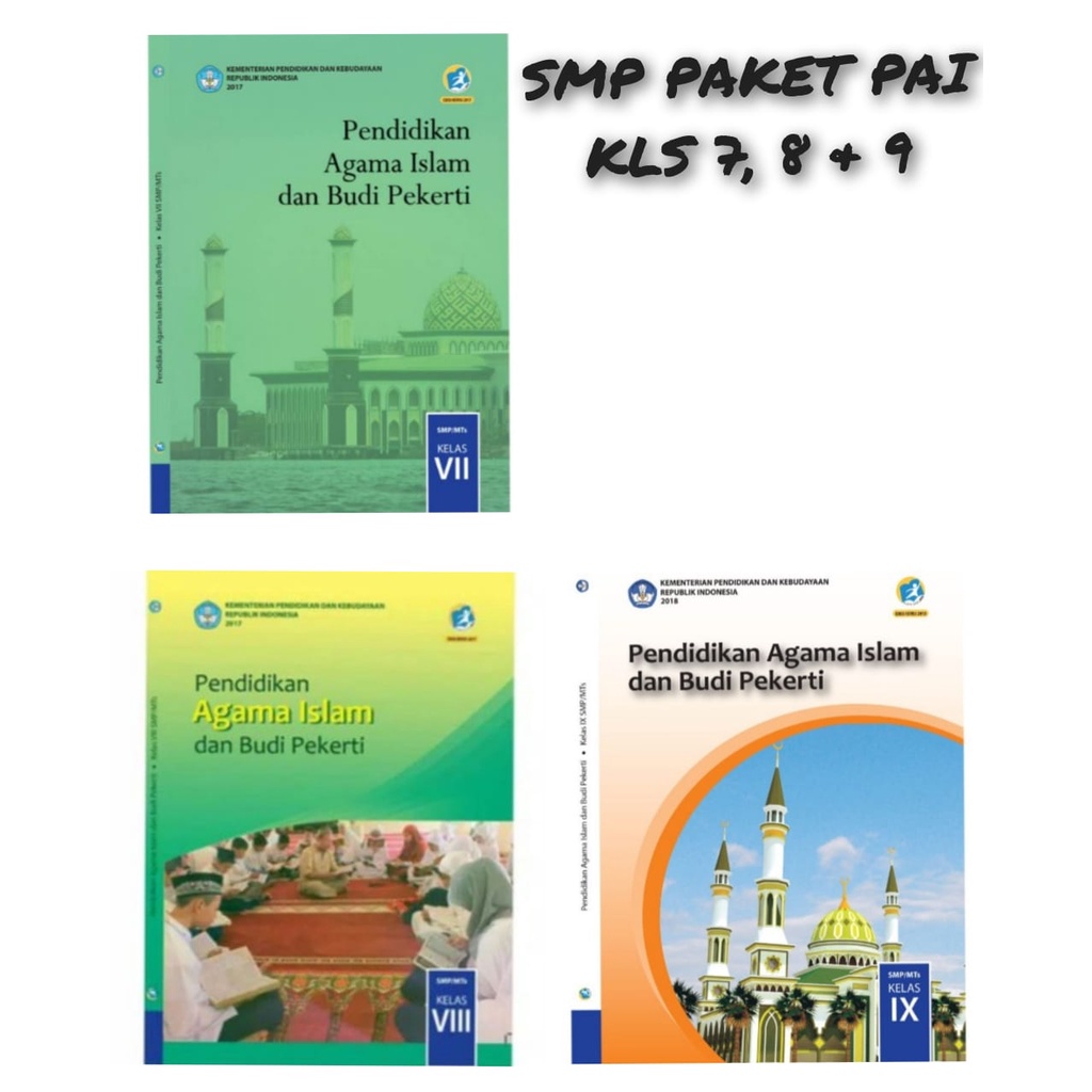 Jual BUKU PAKET SMP PENDIDIKAN AGAMA ISLAM (PAI) KELAS 7, 8, 9 EDISI REVISI TERBARU BUKU K13 ...