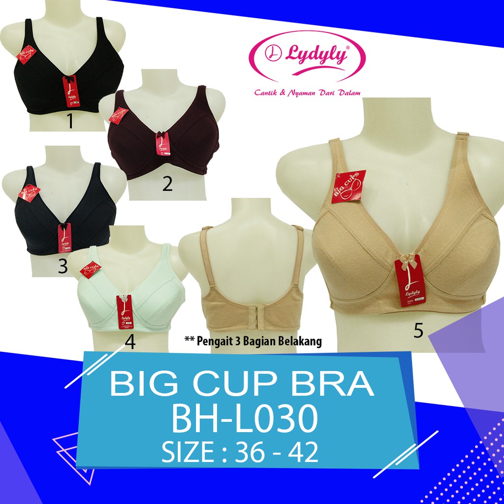 Jual PROMO BRA SPORT BIG CUPS, BAGUS, NYAMAN, ELEGANT BH LYDYLY L030 ...