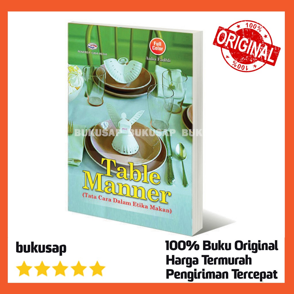 Jual Buku Table Manner - AULIA FADHLI Original | Shopee Indonesia
