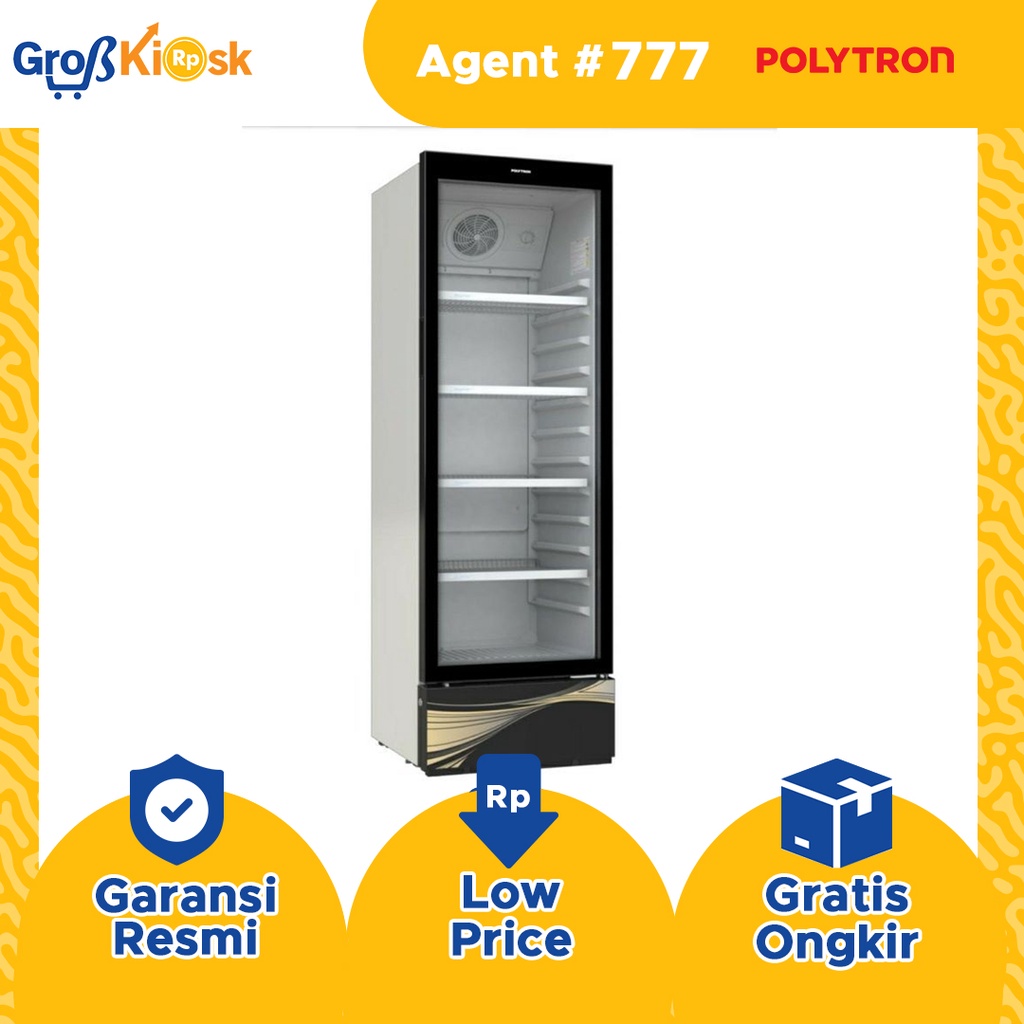 Jual KULKAS SHOWCASE POLYTRON SCN 237 DISPLAY COOLER KULKAS LOW WATT ...