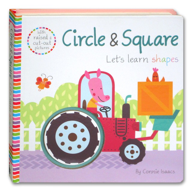 Jual Circle & Square - Let's Learn Shapes Touch and Feel Board Book ...