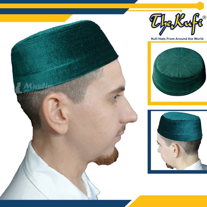 Jual Peci Rigid Velveteen Bermerek TheKufi Warna Hijau - TheKufi ...