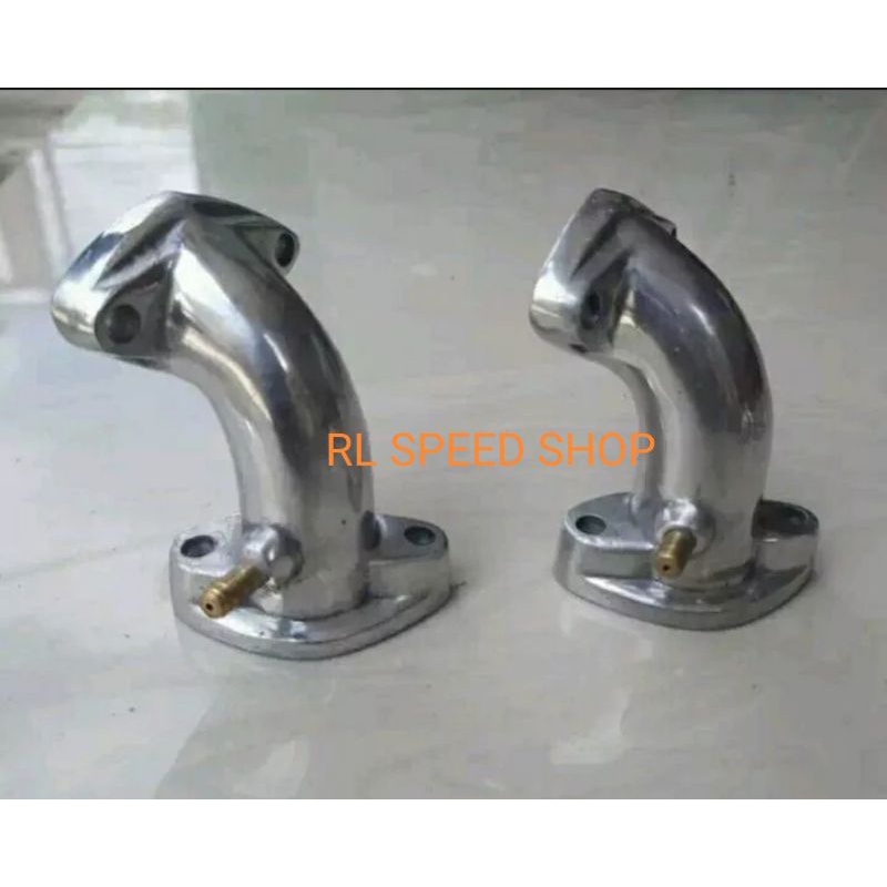 Jual manipol manifold intake karburator miring jupiter vega leher angsa ...